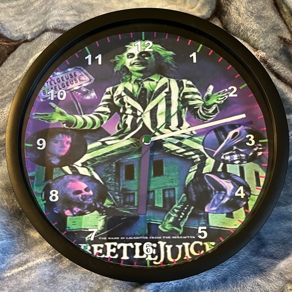 Wall Decor | Beetlejuice Clock | Poshmark